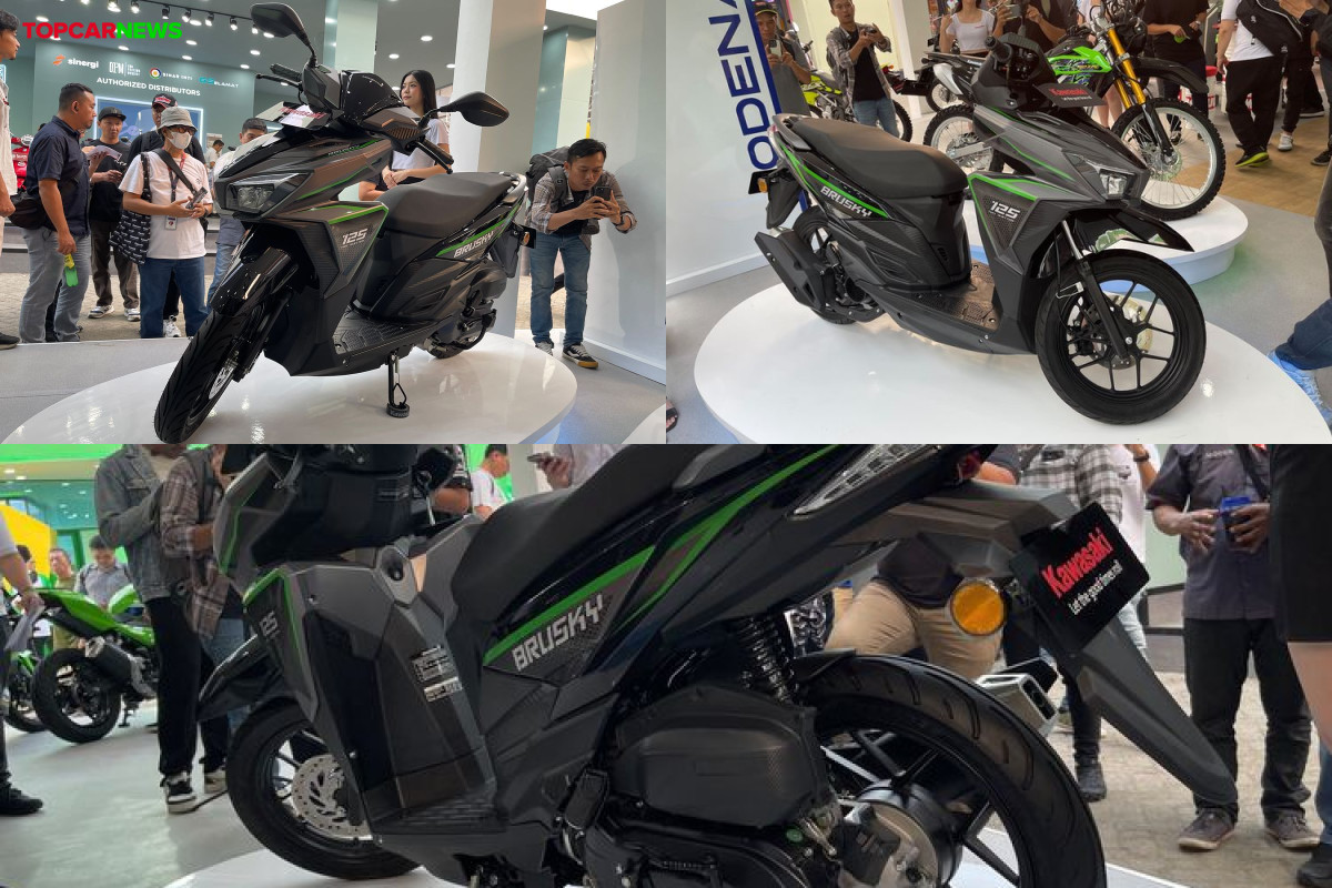 Kupas Spesifikasi Skutik Kawasaki Brusky 125: Harga Rp 26,5 Juta ...